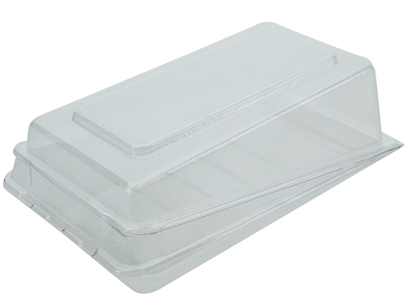 CLAMSHELL Single Slice Hinged Tray & Lid | Pact Group