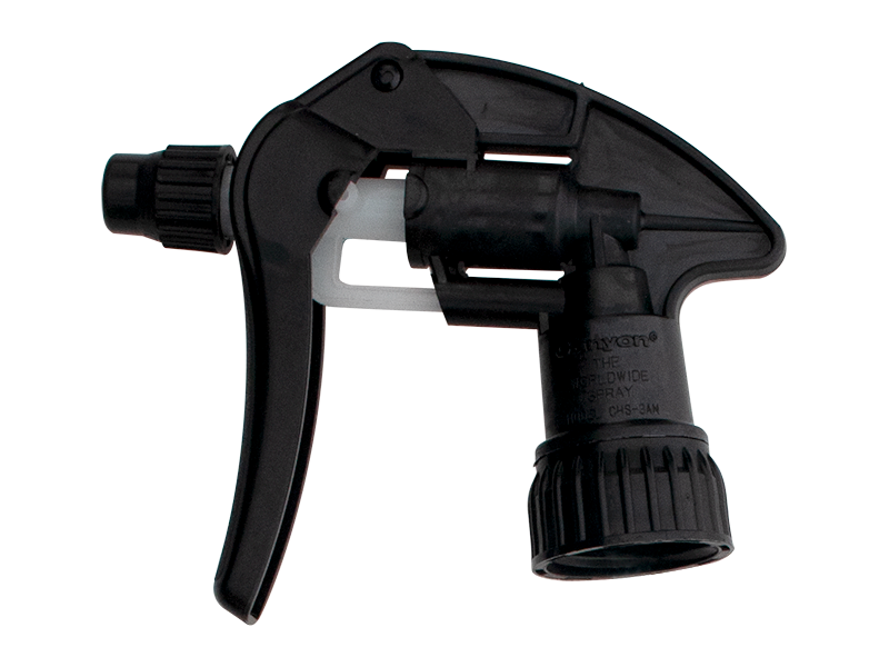 TRIGGER SPRAYER Chemical Resistant Industrial Canyon Black | Pact Group